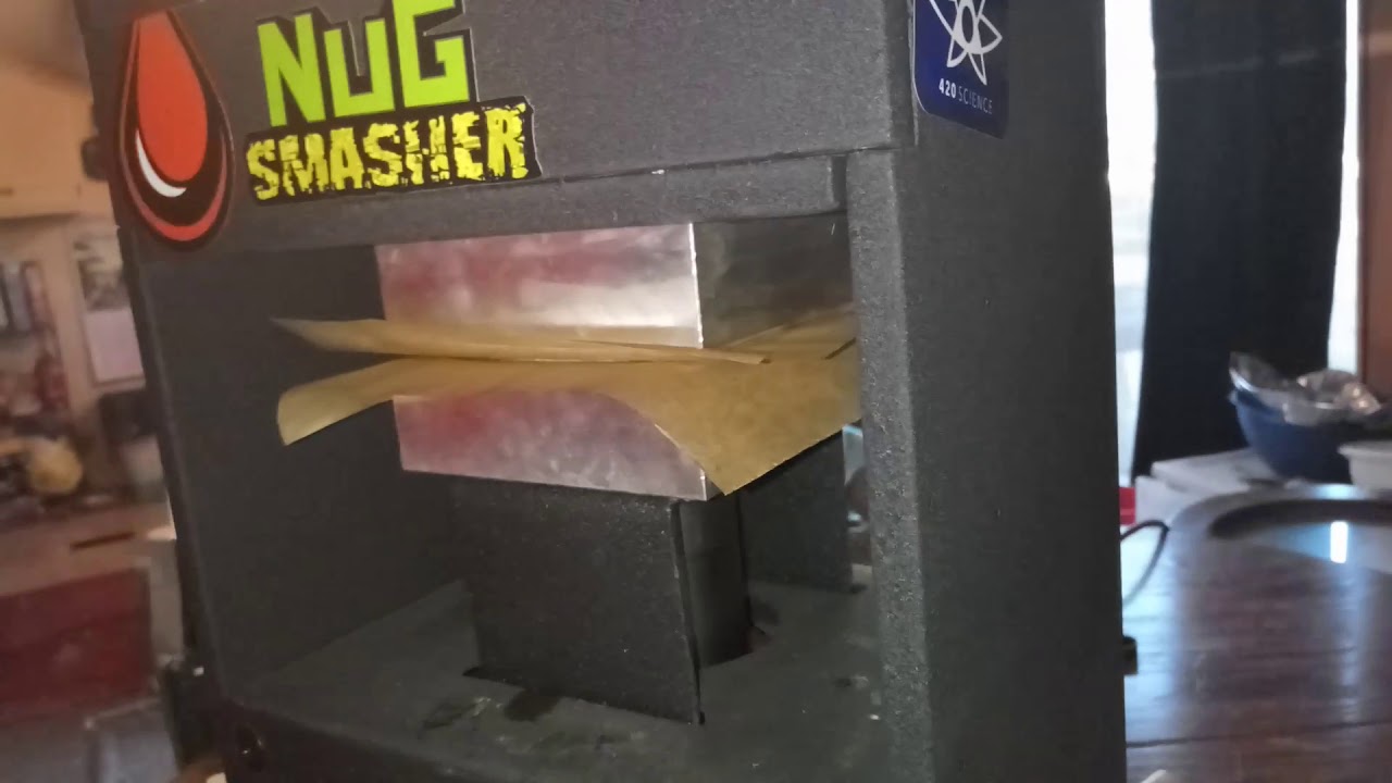 Nug smasher rosin press - YouTube