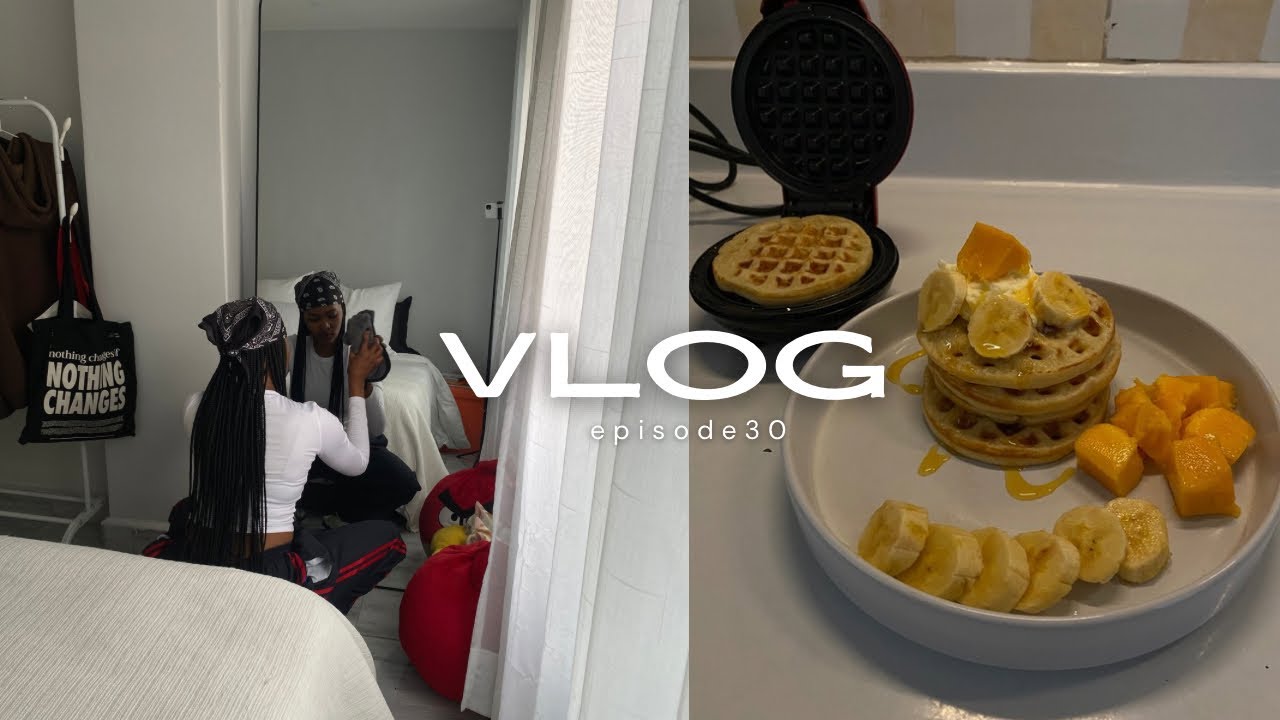 A few days in my life | Reset routine | Morning routine | waffles recipe | productive vlog - YouTube