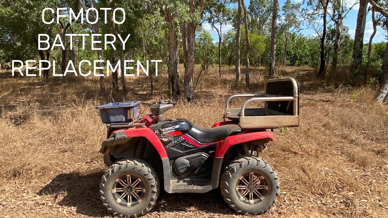 HOW TO REPLACE BATTERY IN A CFMOTO - YouTube