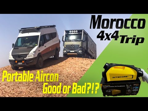 Morocco Overlanding 4x4 Trip ► | NITECORE Portable Aircon A10 solution for Sahara Desert heat?!?