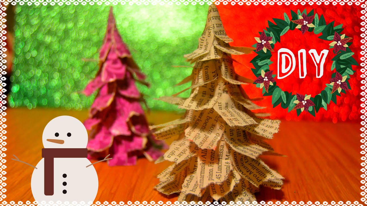 DIY Enkel julgran | Julpyssel - YouTube