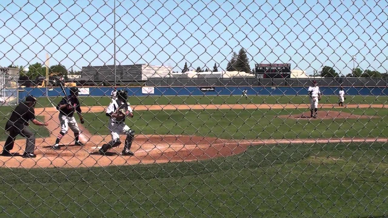 COS Baseball 2012: Michael Isom gets 2 consecutive K's vs Cosumnes ...