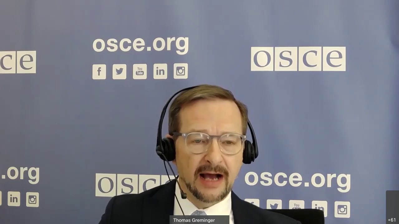 Address and Q&A by OSCE Secretary General Thomas Greminger, 29 May 2020 ...