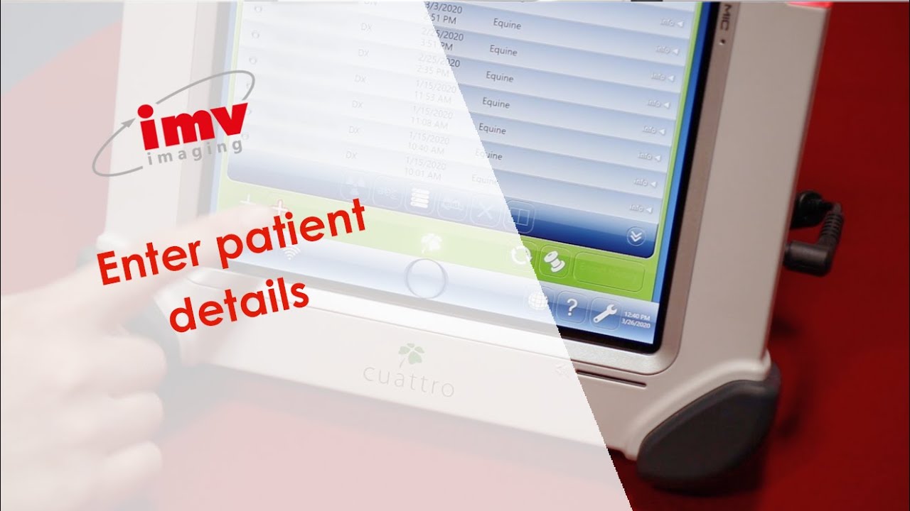 Slate Hub veterinary DR X-ray system: entering a patient - video 2 ...