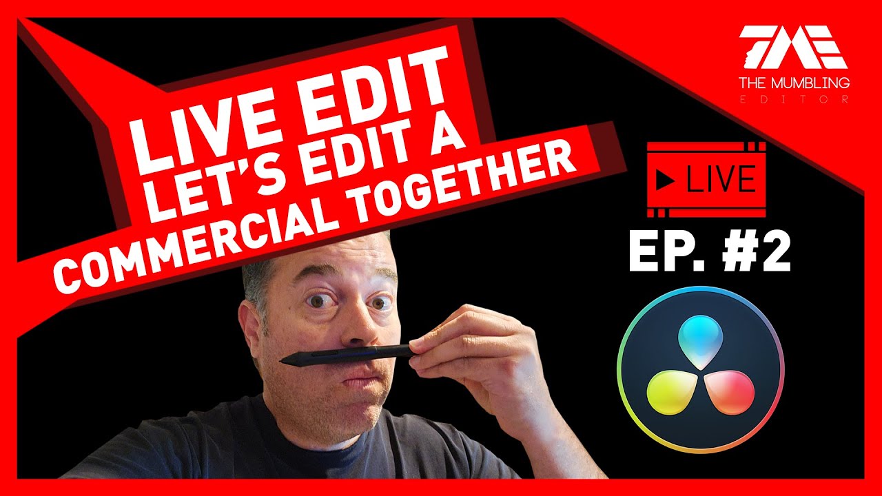 Live Edit - EP #2 Lets Edit a Commercial Together! - YouTube