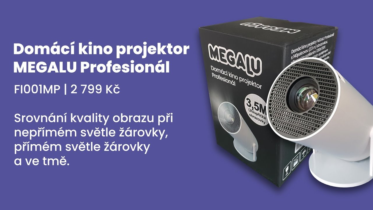 MEGALU Profesionál: Test kvality obrazu – Nepřímé světlo, přímé světlo ...