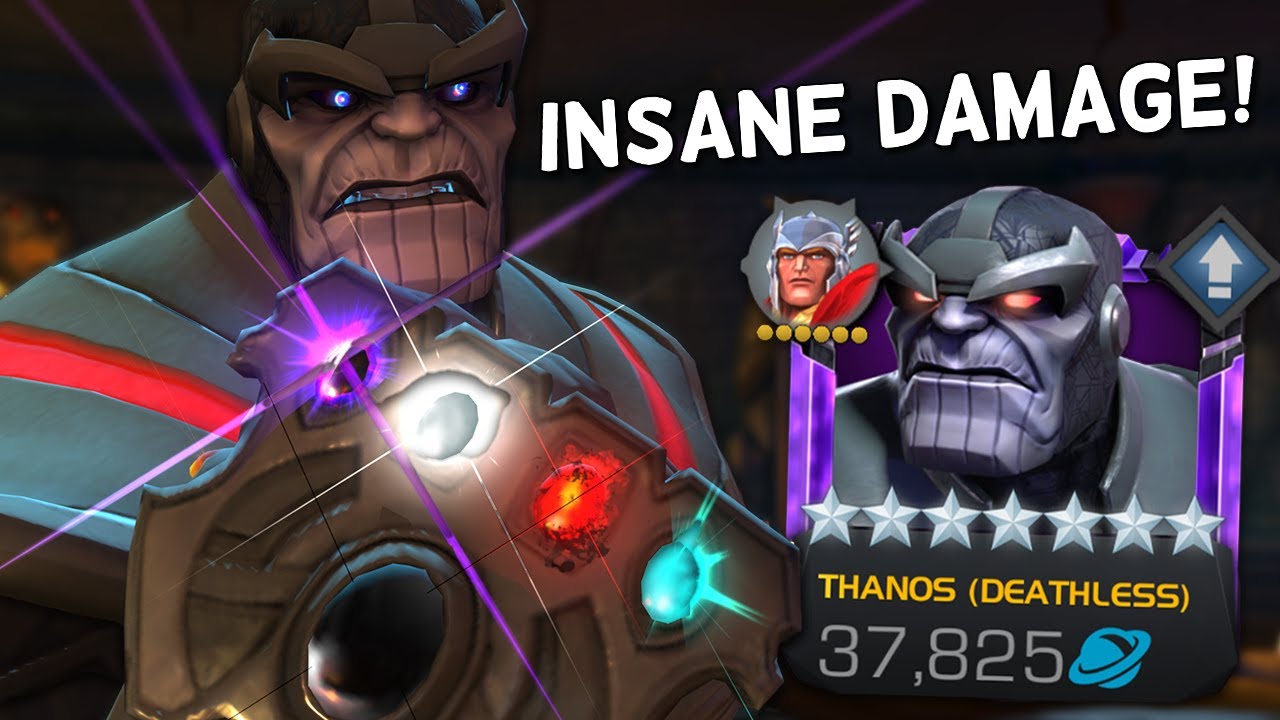 Deathless Thanos Does Some Incredible Damage Depending on Rotation ...