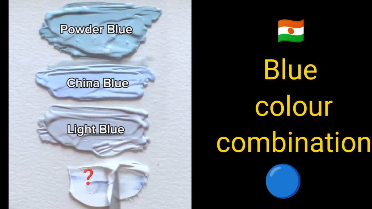 How to make blue colour with paint/how to make blue colour/blue colour ...