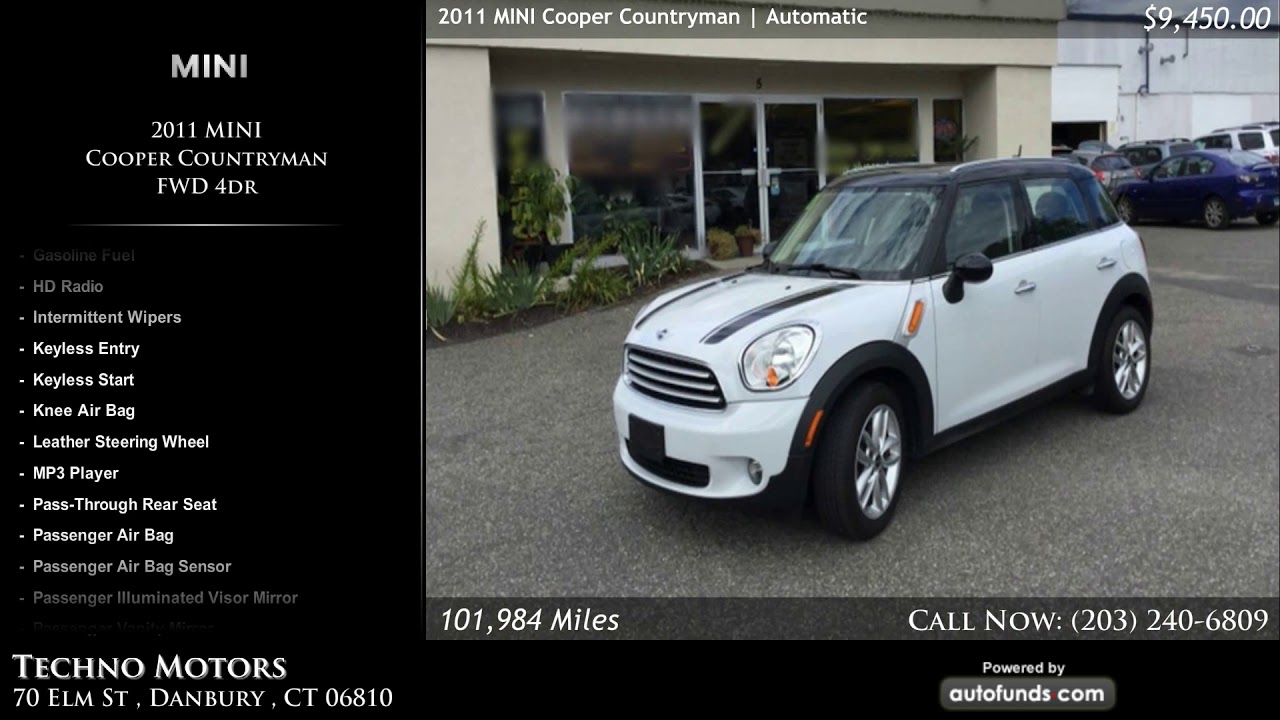 Used 2011 MINI Cooper Countryman | Techno Motors , Danbury , CT - SOLD ...