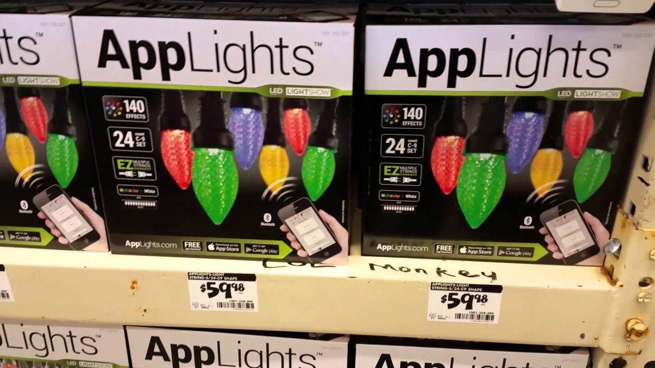 Cool LED Holiday "Applights" found at Home Depot (2015)[QUICK VIEW ONLY ...