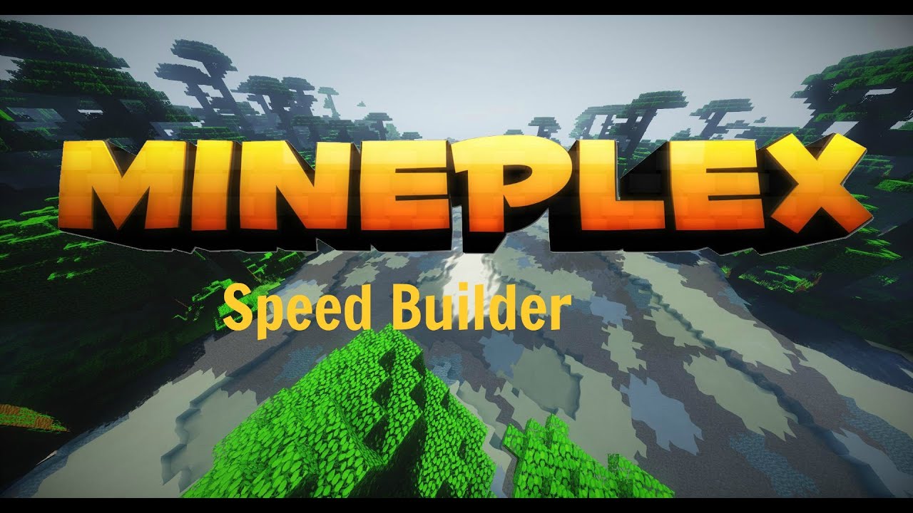 Mincraft Mineplex Speed builders! - YouTube