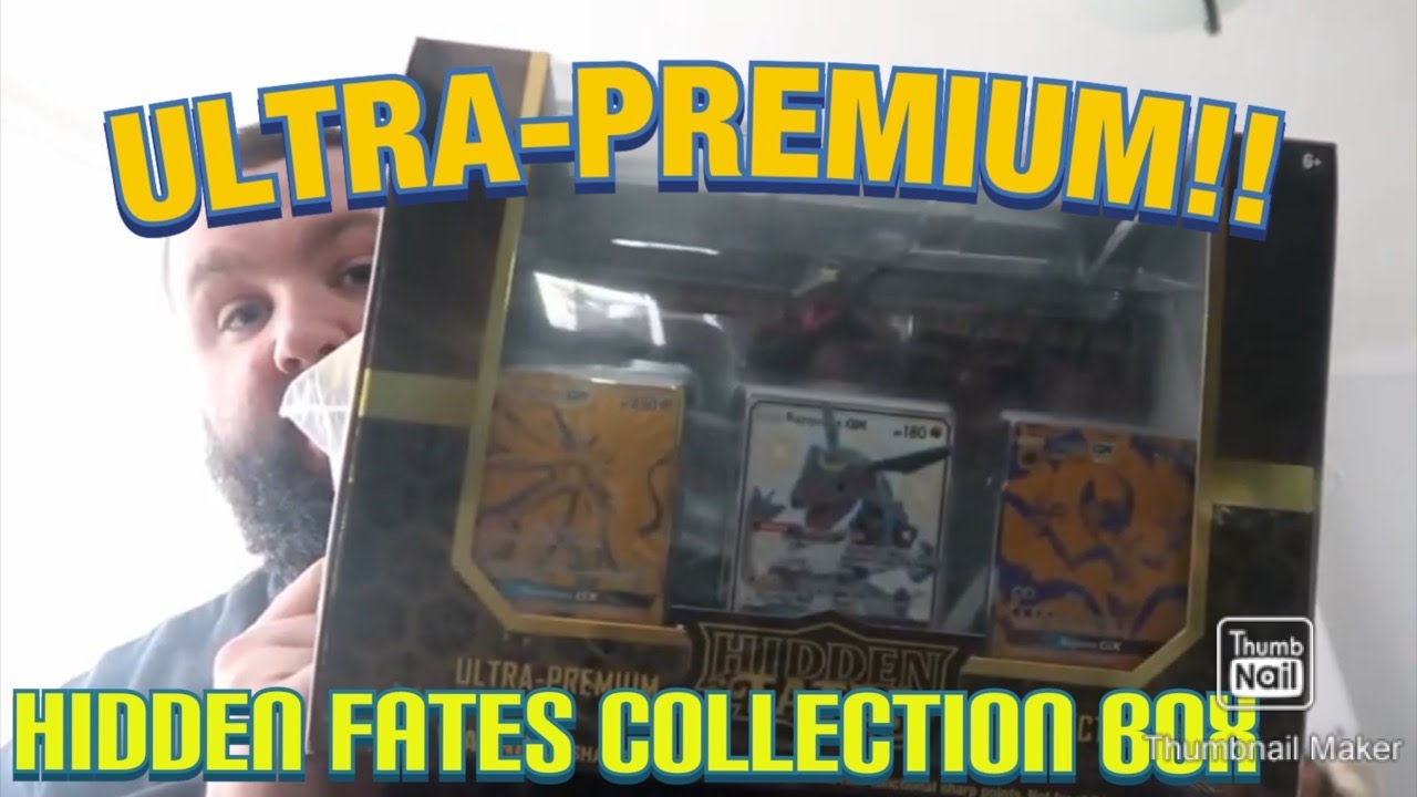 Pokemon TCG! HIDDEN FATES ULTRA PREMIUM COLLECTION BOX - YouTube