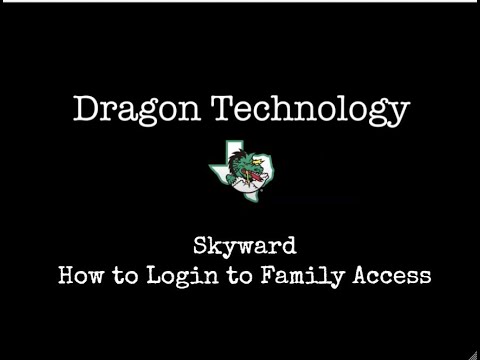 Skyward - How to Login to Family Access - YouTube
