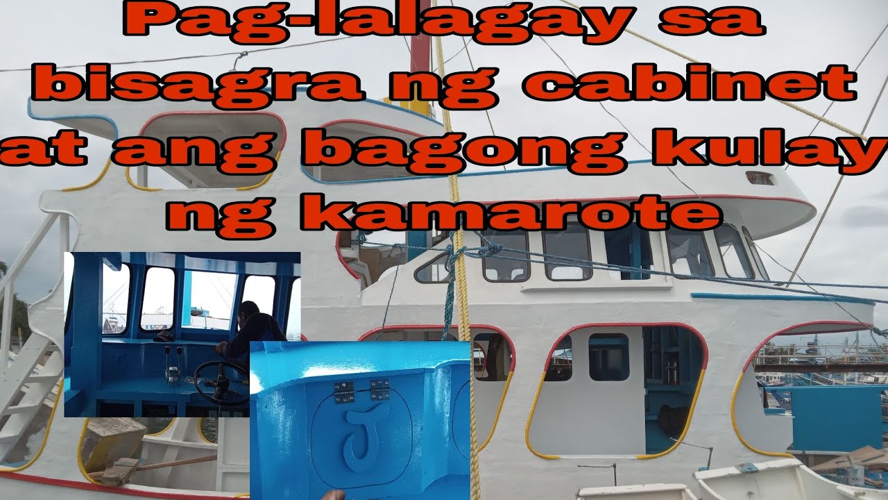 Pag-lalagay sa bisagra ng cabinet/Ang bagong kulay ng kamarote - YouTube