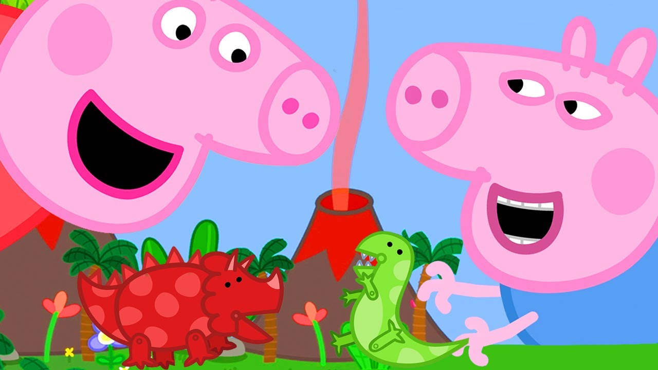 Giant Peppa Pig at the Tiny Land - YouTube