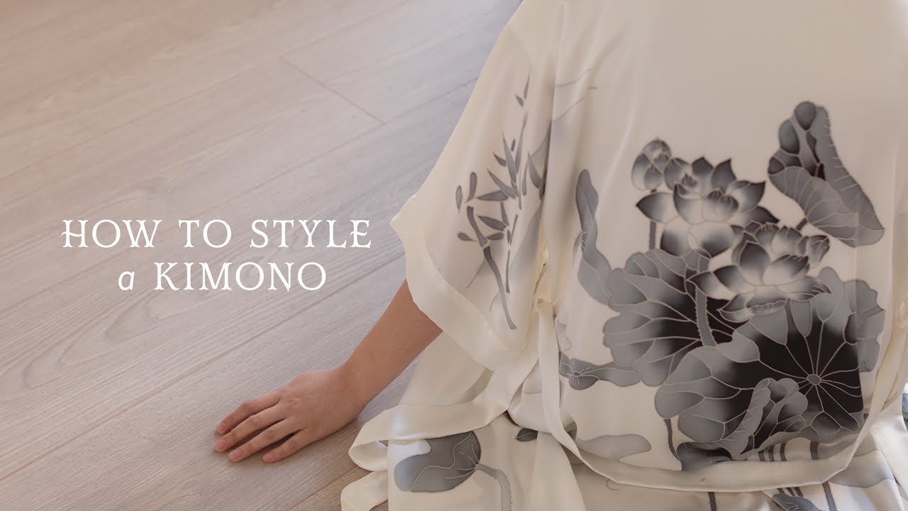 How to Style a Kimono - YouTube