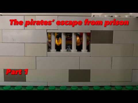 Lego pirates stop motion The Pirates’ Escape From Prison - YouTube
