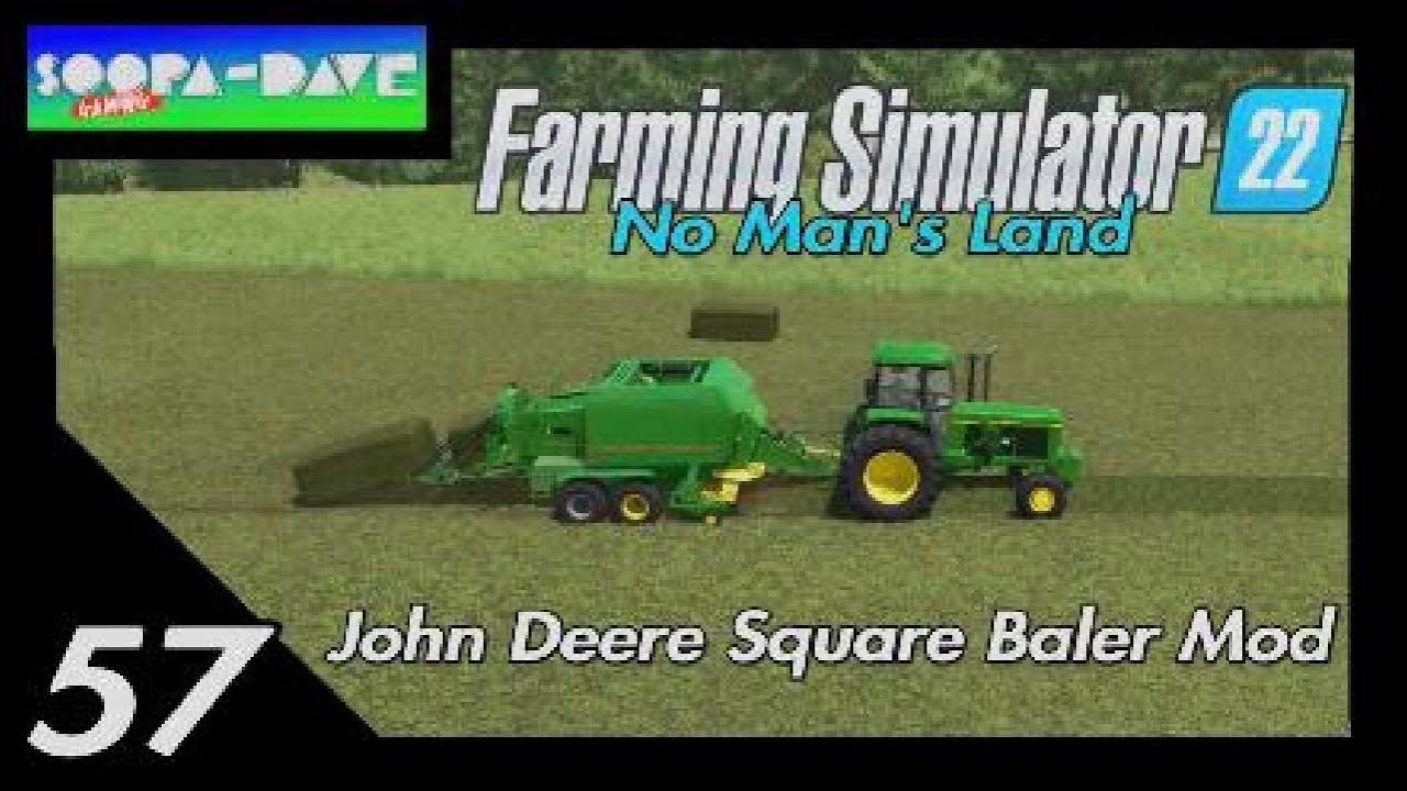 Farming Simulator 22 John Deere Square Baler Mod - YouTube