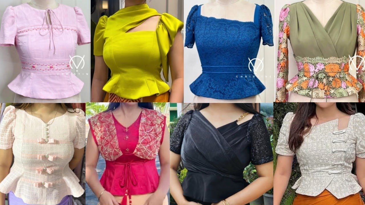 Mizo tops design collection || mizo sunday tops design || sunday dress ...