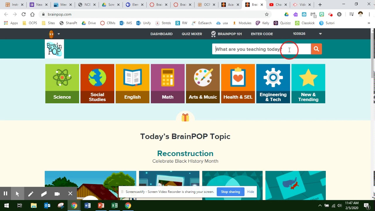 Searching on BrainPOP - YouTube