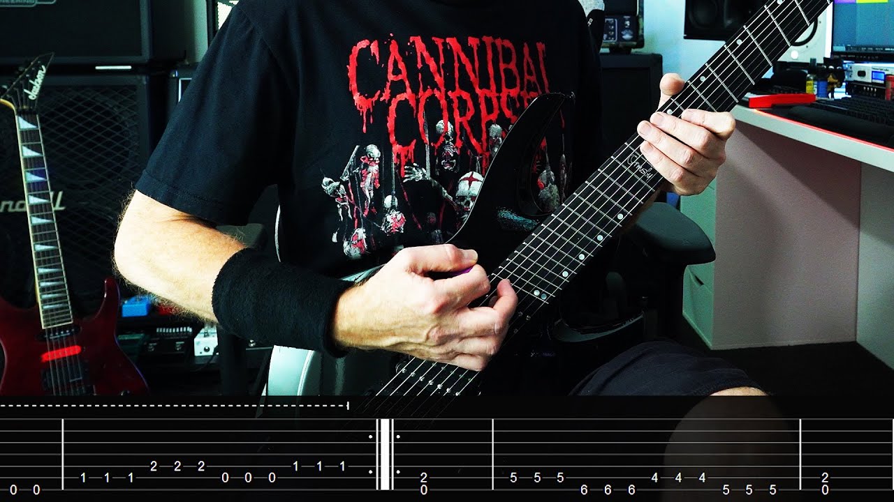 7 STRING DEATH METAL TRIPLET RIFFS - 3 BEATS PER STRING - YouTube