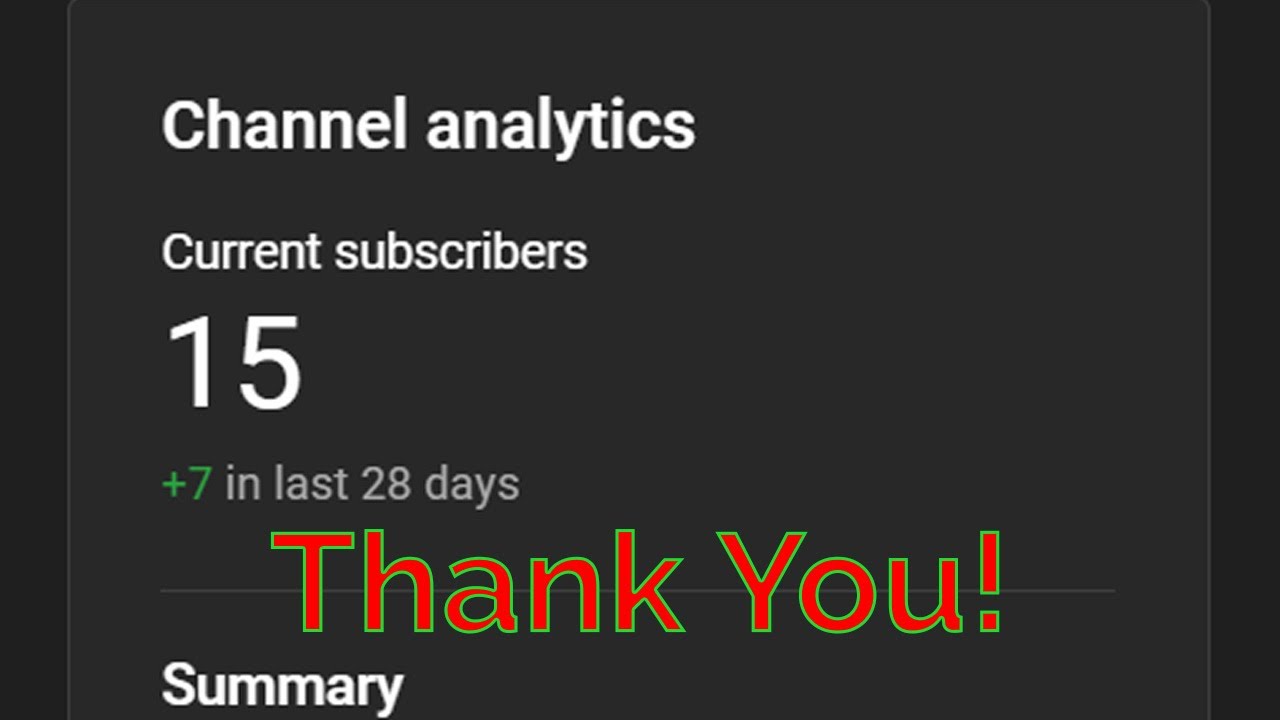 15 Subscribers Special! - YouTube