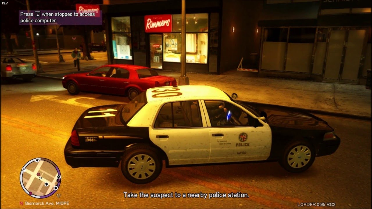 GTA IV EFLC- LCPD:FR 0.95 RC2-R2 2010 LAPD CVPI Patroling - YouTube