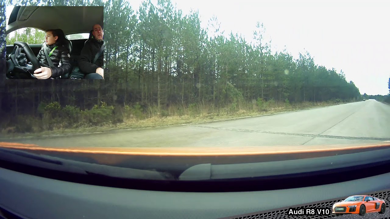 Mitchell Mulvey 11 years old driving R8 V10 Plus ( Bovington Circuit ...