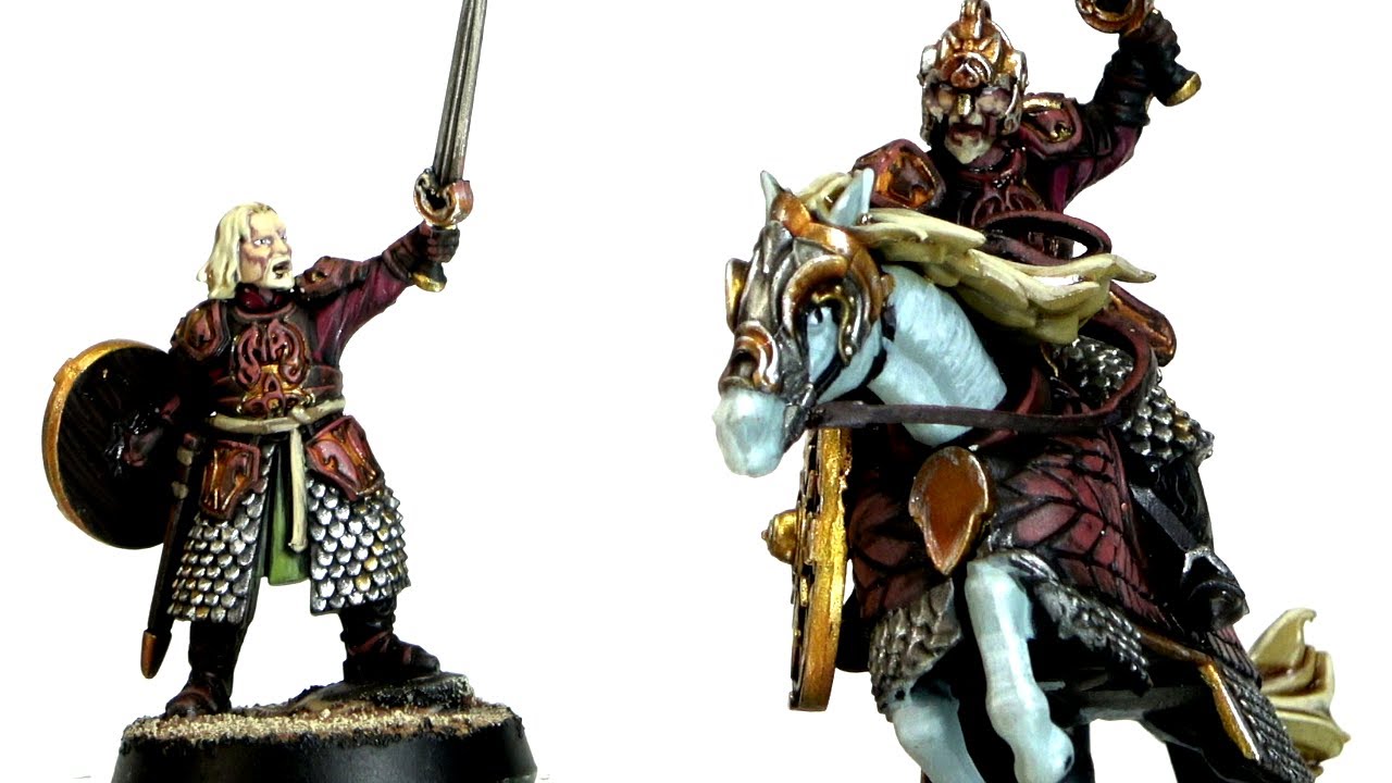 TIME LAPSE PAINTING - THEODEN KING OF ROHAN - MIDDLE EARTH STRATEGY ...