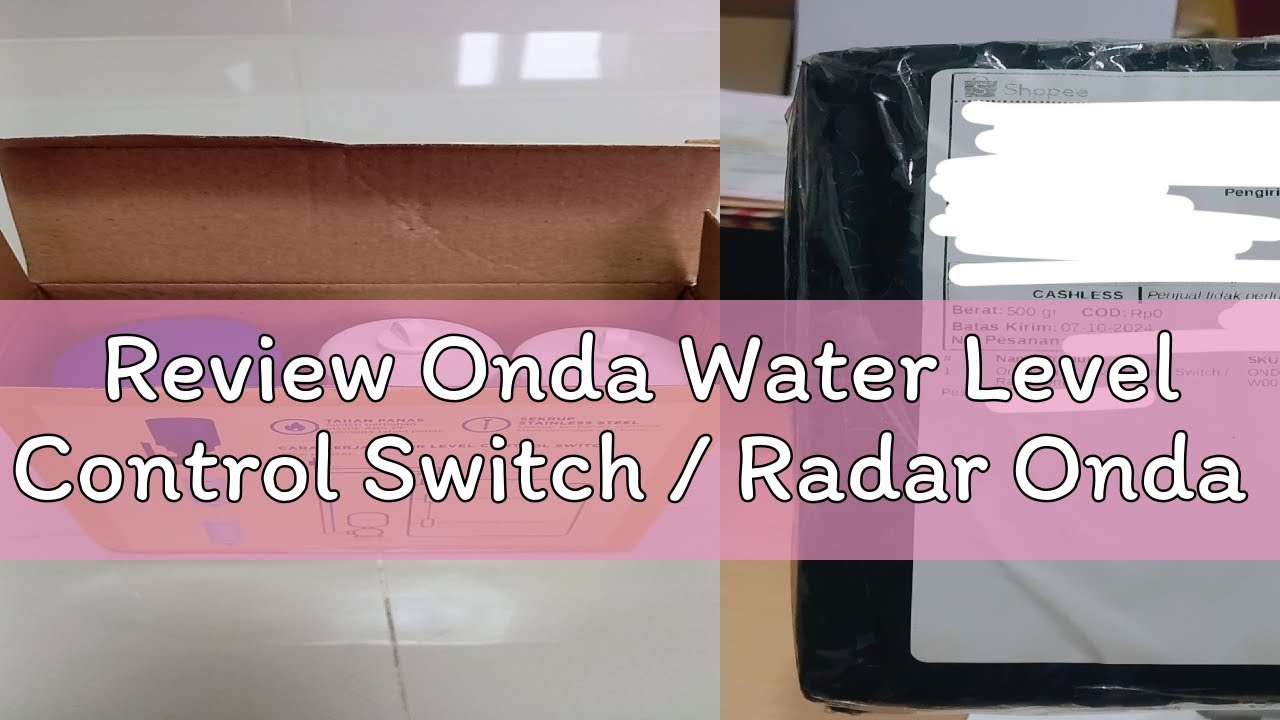 Review Onda Water Level Control Switch / Radar Onda - YouTube