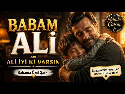 Babam Ali İçin Şarkı | Babama Özel Duygusal Şarkı | İsme Özel Baba Şarkısı