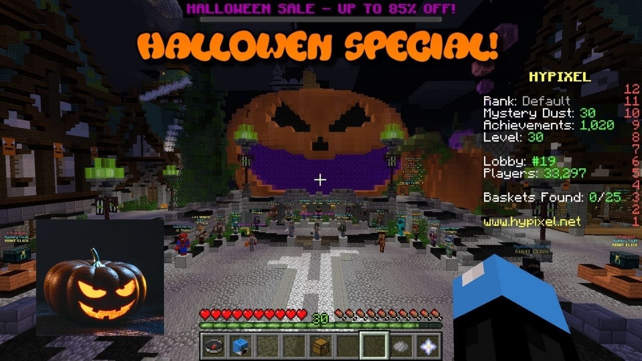 Minecraft Hypixel HALLOWEEN SPECIAL 2020!! - YouTube