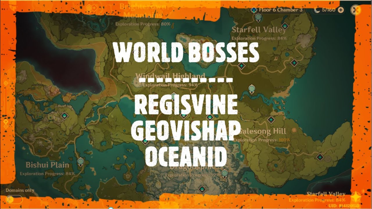 HOW TO KILL WORLD BOSS | CRYO & PYRO REGISVINE | OCEANID | PRIMO ...