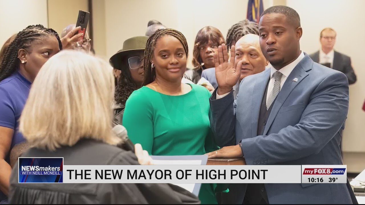 High Point's new mayor focuses on engagement, equity - YouTube