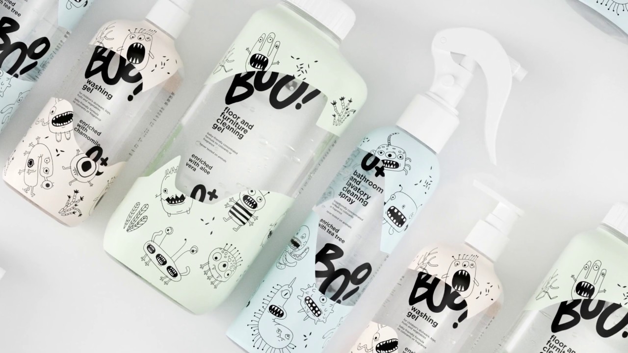 BOO! — baby-friendly brand of sanitizing cleaning products - YouTube