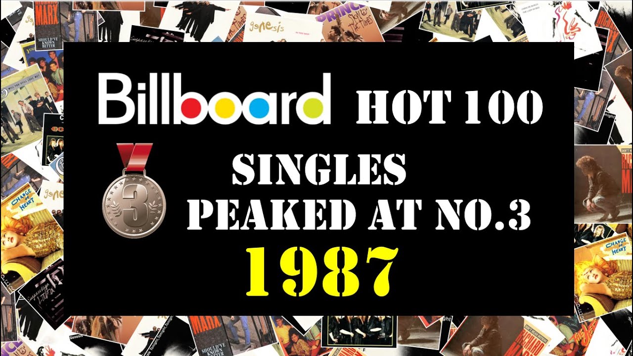 Hit Singles peaked at No.3 in 1987 / Billboard Hot 100 / American ...