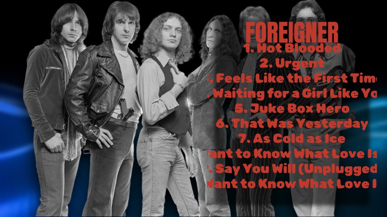 Foreigner-Ultimate hits compilation of 2024-Top-Ranked Songs Playlist ...