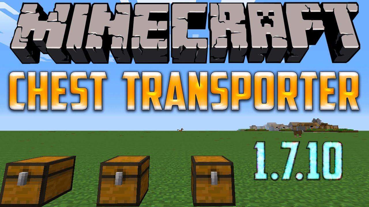 Minecraft 1.7.10 PC | Mods |Chest Transporter [Review] | HD - YouTube