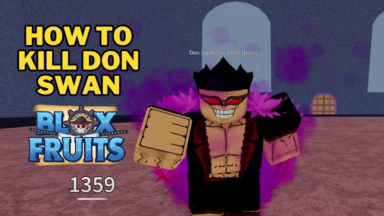 How To Defeat DON SWAN in Blox Fruits (2025) 🔥 Kill Don Swan on Blox ...