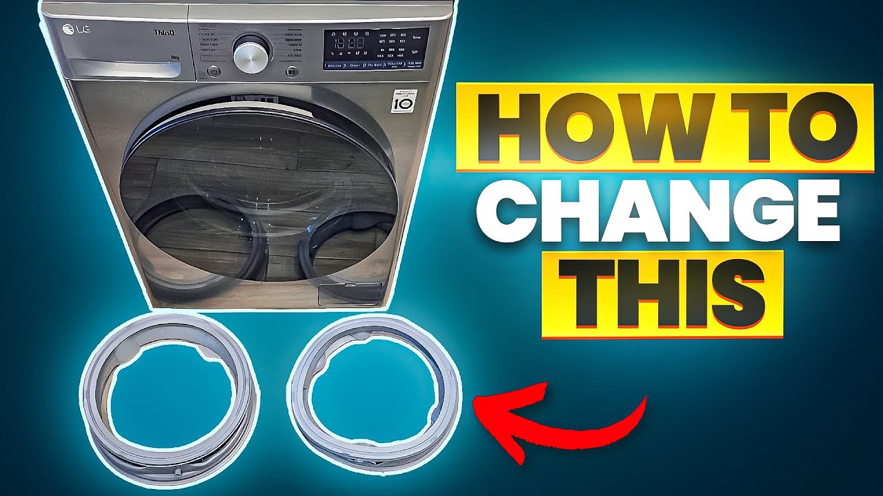 How To Change An LG Washing Machine Door Seal - YouTube