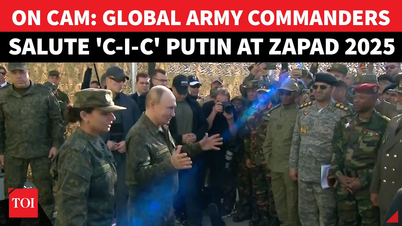 Putin DONS Military Uniform; Gets Salute From Global Armies, Inspects ...