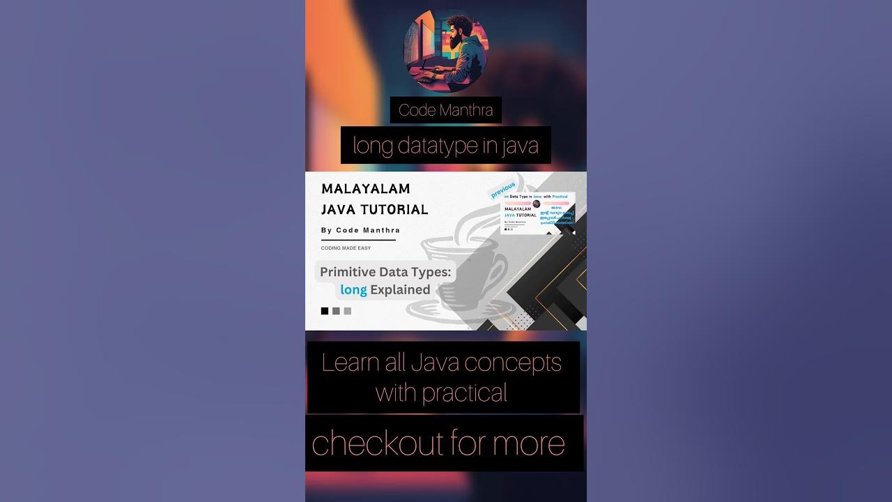 Long Datatype Java Malayalam Javamalayalam Java Javaprogramming Coding Javabasics Shorts