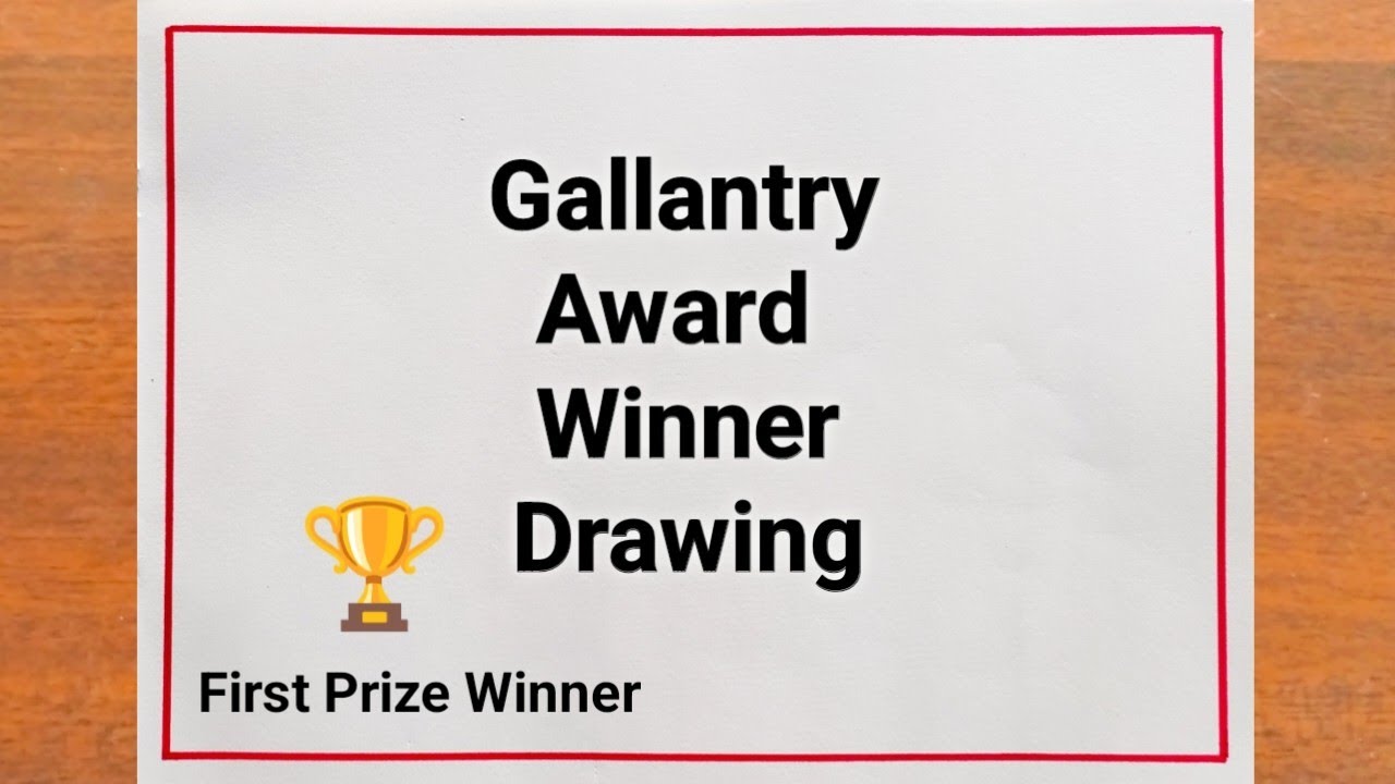 Gallantry Award Winner Drawing / Veer Gatha Projekt Drawing Easy Steps ...