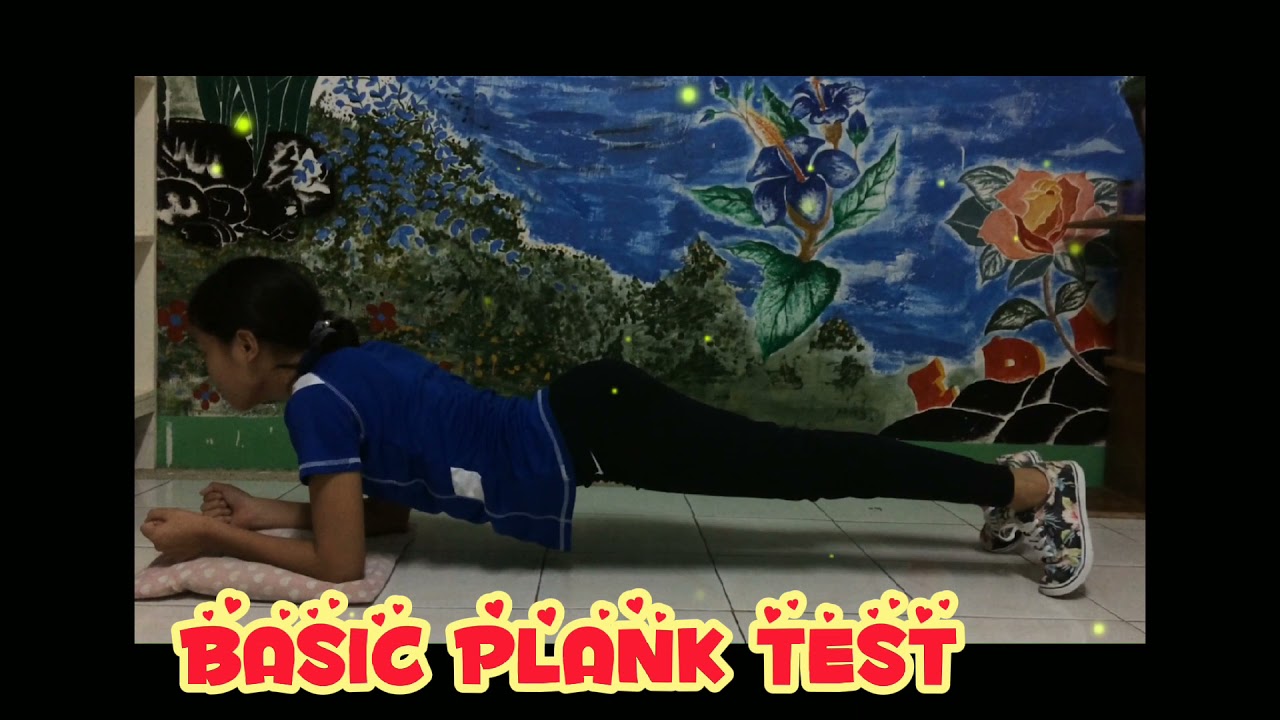BASIC PLANK TEST - YouTube