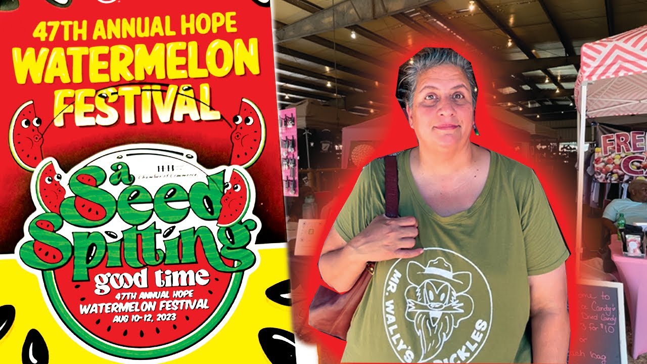 VENDOR LIFE: Watermelon Festival in Hope Arkansas 2023. Seed spit’n ...