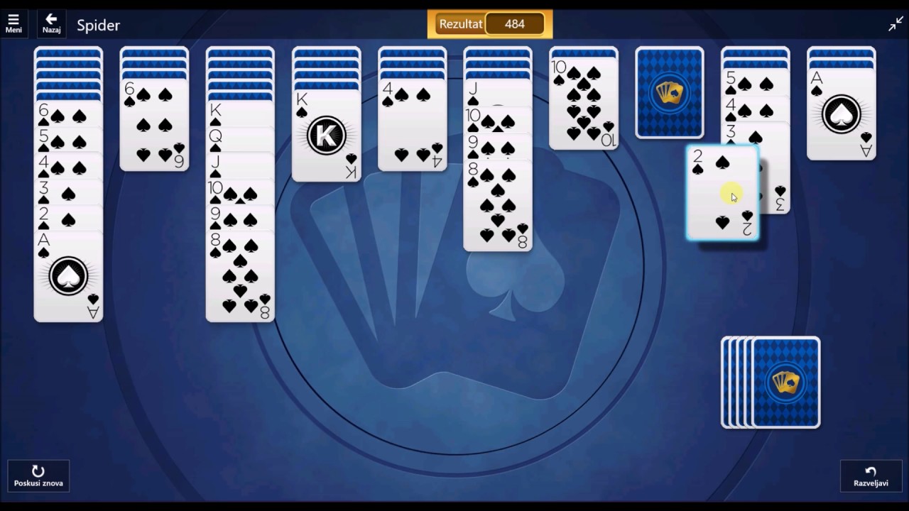 Microsoft Solitaire Collection - Spider August 2 2017 - YouTube