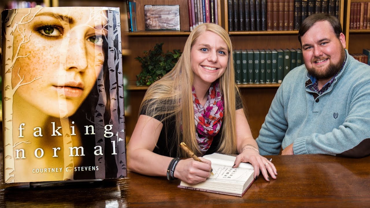 Page By Page Courtney C. Stevens "Faking Normal" - YouTube