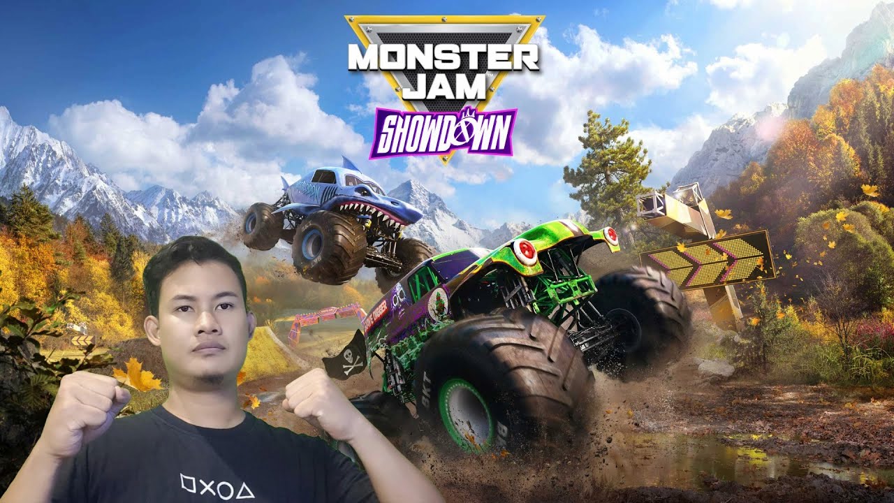 MOBIL MONSTER YG BISA MENEROBOS SEGALA RINTANGAN..MONSTER JAM SHOWDOWN ...