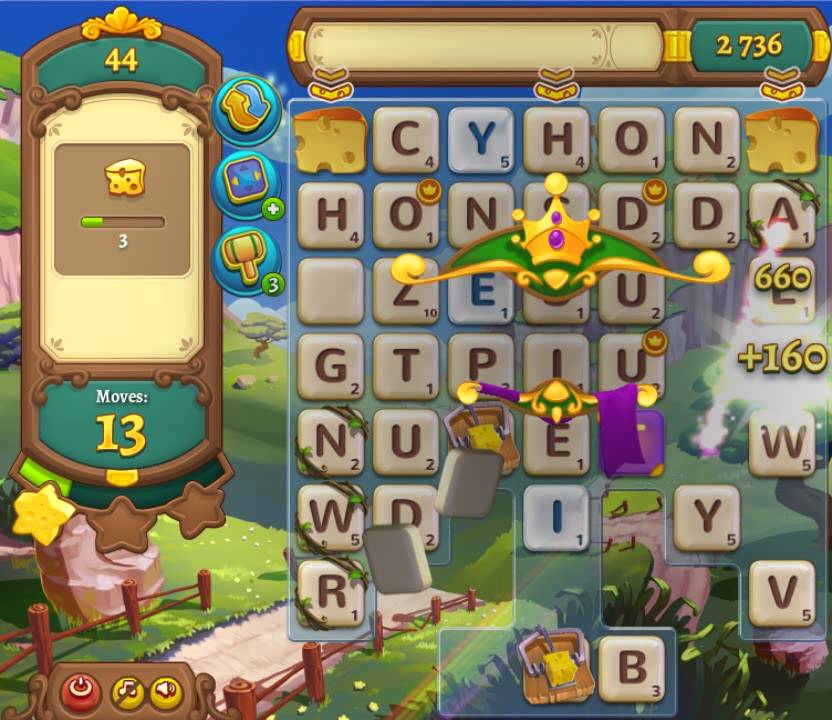 AlphaBetty Saga level 44 ENGLISH with mystery mouse 😈 - YouTube