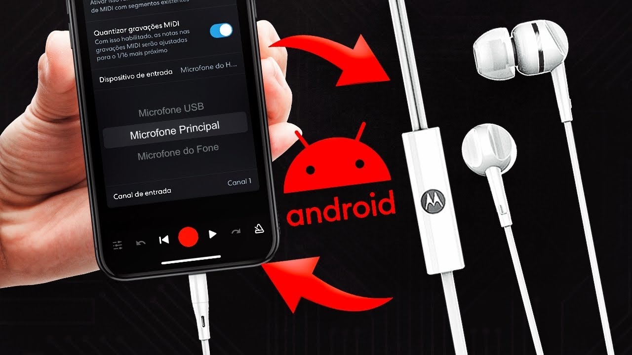 COMO TROCAR DE MICROFONE NO ANDROID!! Dica para BandLab - YouTube